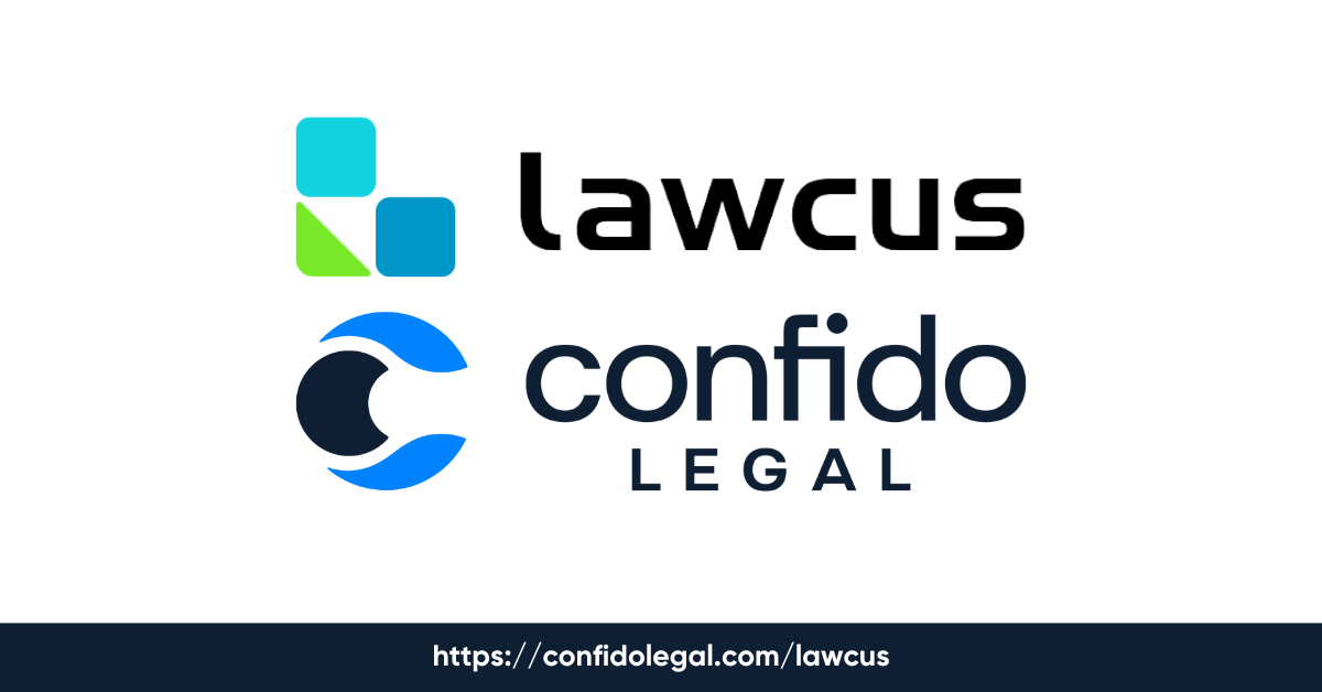 Confido Legal - Lawcus Integration